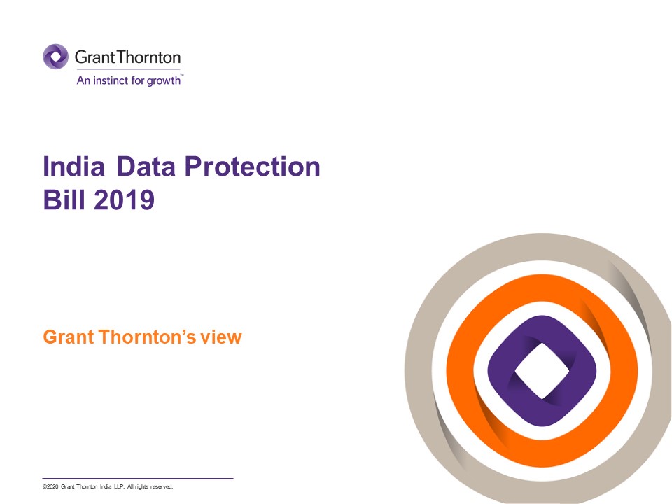 India Data Protection Bill 2019 | Insights | Grant Thornton India