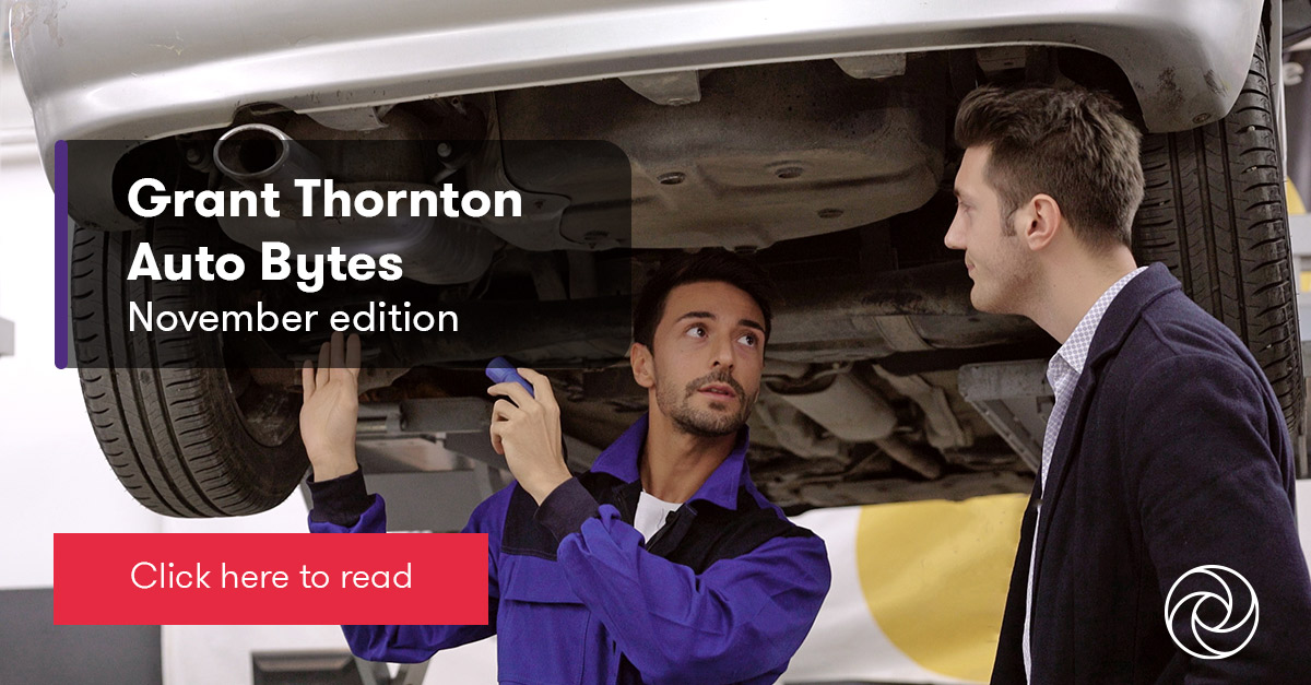 Auto Bytes – November 2019 | Grant Thornton India